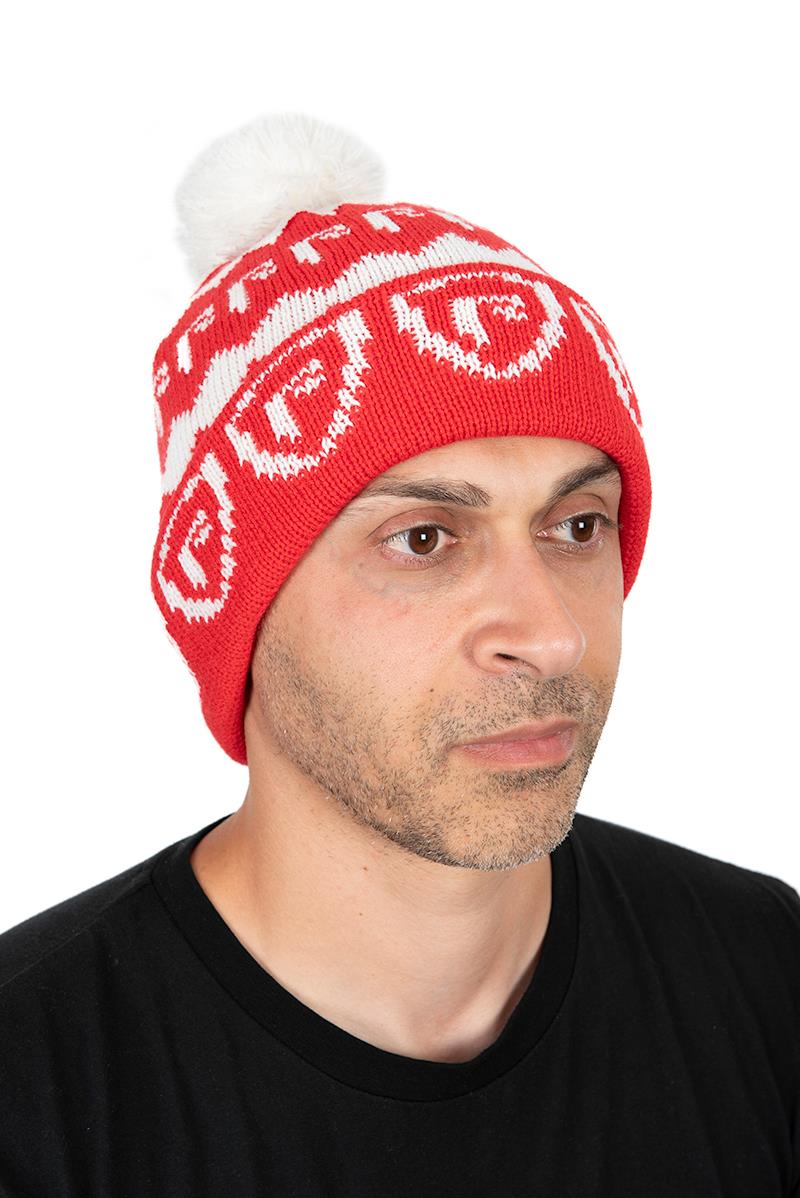 Fox Rage Red & White Bobble Hat – Great Fishing Tackle