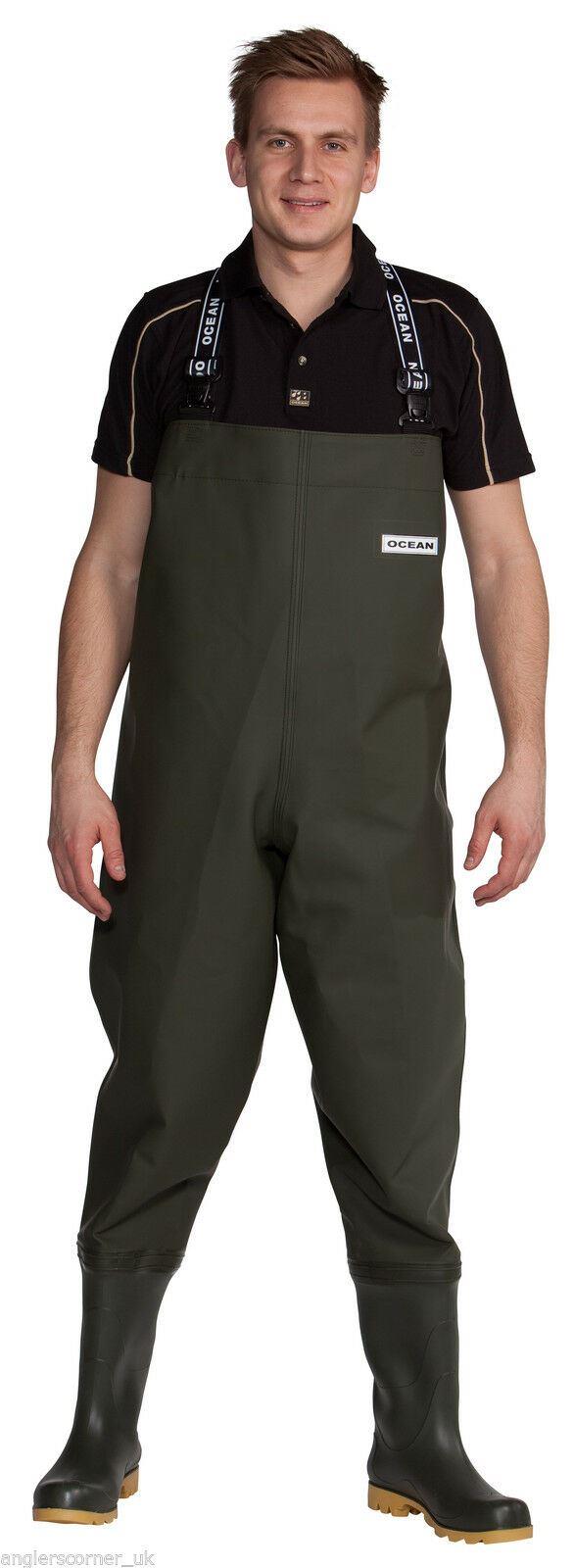 Ocean Heavy Chest Waders 7-71 Deluxe Studded – Great Fishing Tackle